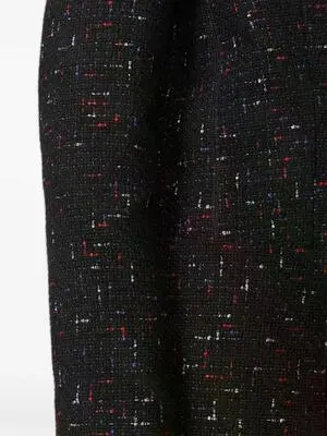 Emporio Armani Tweed-effect Button-fastening Blazer