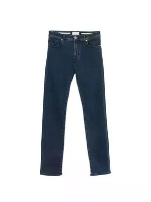 Jacob Cohen Logo-patch Jeans - Blue