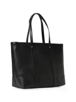 Emporio Armani Logo Plaque Tote Bag