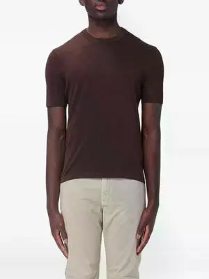 BROOKSFIELD Short-sleeve Crew-neck Sweater