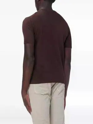 BROOKSFIELD Short-sleeve Crew-neck Sweater