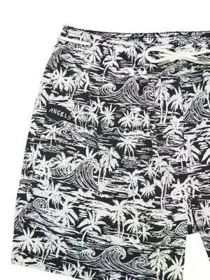 Palm Angels Palm Tree-print Swim Shorts