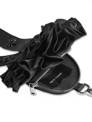 Simone Rocha Embellished Rosette Ribbon Coin Purse