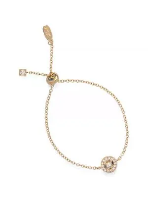 Karl Lagerfeld Embellished Link Bracelet - Gold