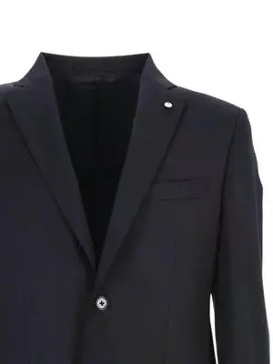 L.B.M. 1911 Single-breasted Notch-lapel Blazer