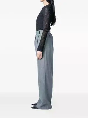 MULLER OF YOSHIOKUBO Sheer Long-sleeve Cardigan - Black