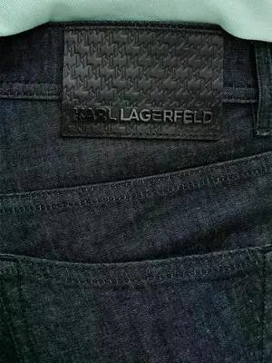 Karl Lagerfeld Logo Patch Regular-fit Denim Jeans