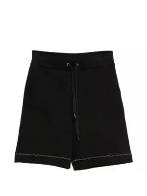 Moschino Embroidered Track Shorts - Black