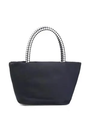 Tommy Hilfiger Woven-handle Marina Bucket Tote Bag