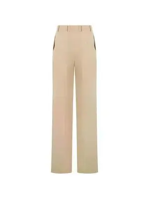Alberta Ferretti High-waisted Trousers - Neutrals
