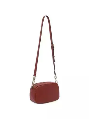 Liu Jo Grained-effect Cross Body Bag With Logo Plaque - Red