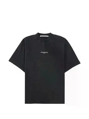 Alexander Wang Logo-print Oversized T-shirt - Black
