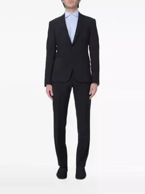 Emporio Armani Notched-lapel Single-breasted Suit - Blue
