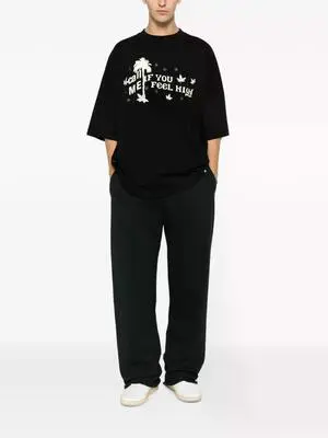 Palm Angels Graphic-print Drop-shoulder T-shirt