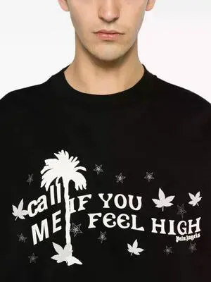 Palm Angels Graphic-print Drop-shoulder T-shirt