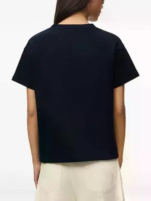 Loewe Logo Embroidered T-shirt - Blue