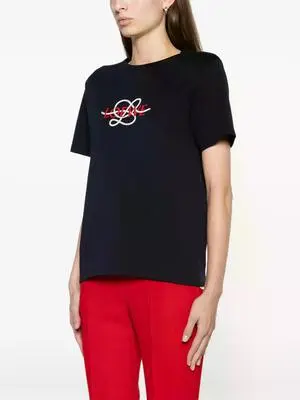 Loewe Logo Embroidered T-shirt