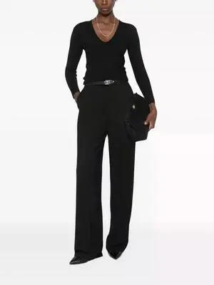 TOTEME V-neck Ribbed Sweater