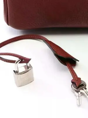 Hermès 30 Birkin Leather Tote Bag - Red