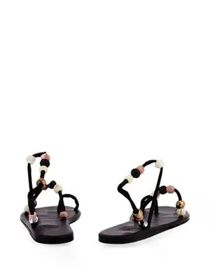 ANCIENT GREEK SANDALS Eleftheria Bead-embellished Sandals