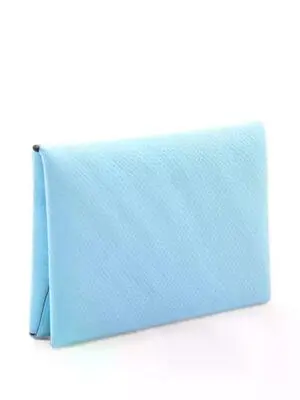 Hermès 2021 Calvi Duo Coin Purse - Blue