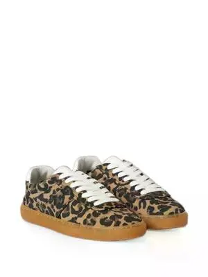 SUMMERY COPENHAGEN Leopard Print Sneakers