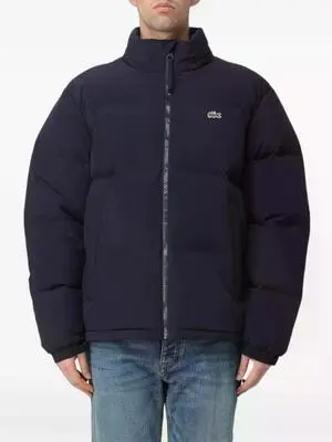 Lacoste Padded Hooded Jacket - Blue