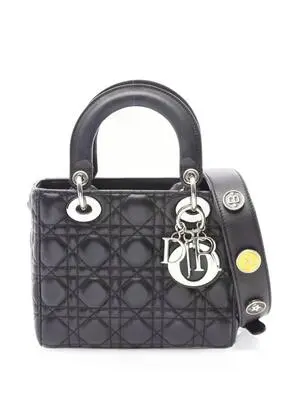 Dior 2000s Lady My Abcdior Quilted Tote Bag - Black