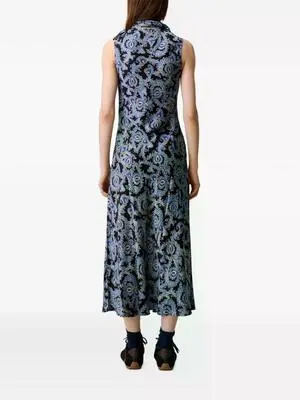 Claudie Pierlot Sleeveless Paisley Print Dress