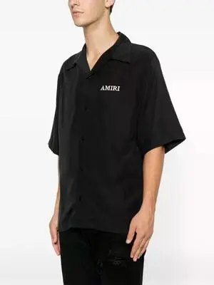 Amiri Logo-embroidered Short-sleeve Shirt