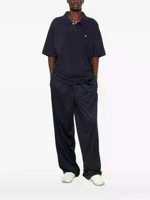 StÜssy Logo-embroidered Piqué-textured Polo Shirt