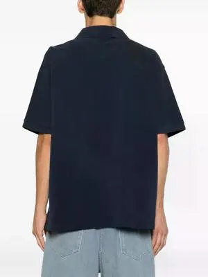 StÜssy Logo-embroidered Piqué-textured Polo Shirt