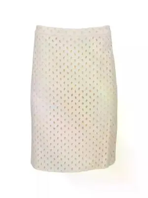 TOM FORD Eyelet-embroidered Mini Skirt