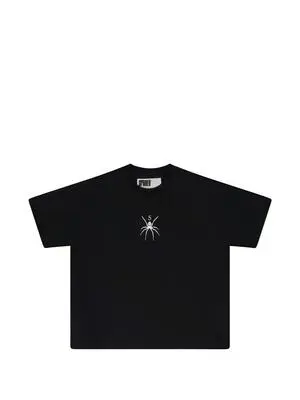 SP5DER Spider-print T-shirt - Black