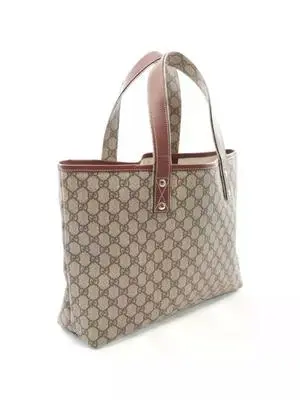 Gucci Gg Supreme Sherry Line Tote Bag
