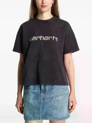 Carhartt Work In Progress Paint Splatter Logo T-shirt