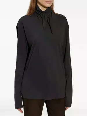 LEMAIRE Tie-neck Long-sleeve Top
