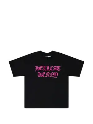 SP5DER Logo-print T-shirt - Black