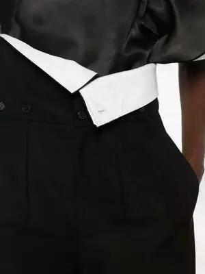 Carven Tailored Trousers With Side Slit Pockets