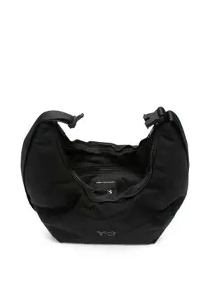 Y3 Crescent Logo-print Padded Tote Bag