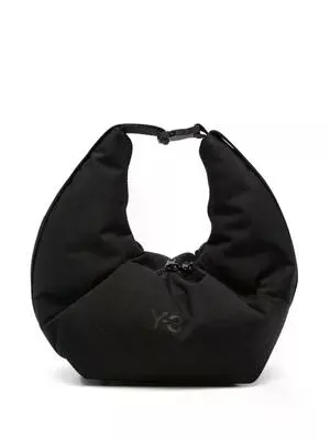 Y3 Crescent Logo Padded Tote Bag - Black