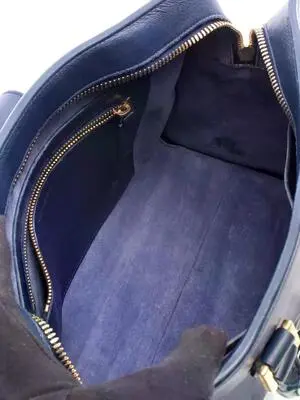 Saint Laurent 2000s Small Cabas Leather Tote Bag