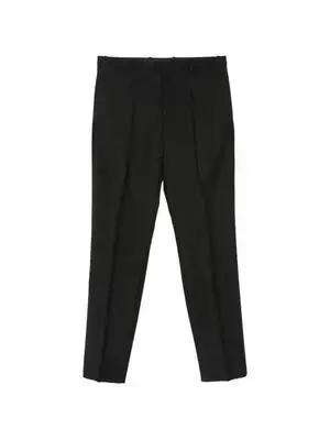 JIL SANDER Tailored Pressed-crease Trousers - Black