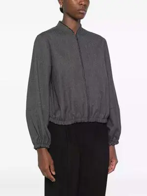 Fabiana Filippi Zip-up Jacket With Elasticated Hem