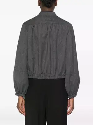 Fabiana Filippi Zip-up Jacket With Elasticated Hem