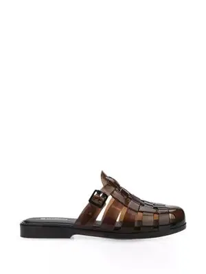 Melissa Possession Flat Mules - Brown