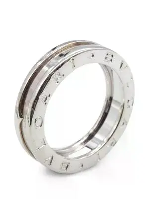 BVLGARI 18k White Gold B.zero1 Ring - Silver