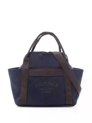 Hermès 2019 Sac De Pansage Groom Tote Bag - Blue