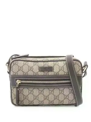 Gucci 2000s Gg Supreme Shoulder Bag - Neutrals