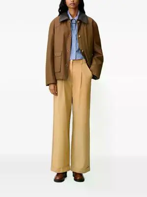 Claudie Pierlot Straight Pleated Trousers